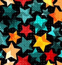 Star seamless pattern Royalty Free Vector Image