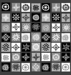 African ethnic pattern tribal Royalty Free Vector Image