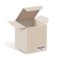 Collection box packaging packaging box for paper Vector Image