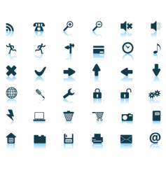 Icon set twelve Royalty Free Vector Image - VectorStock