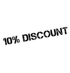 10 percent discount rubber stamp Royalty Free Vector Image