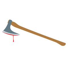 Executioner standing with axe european medieval Vector Image