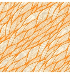 Seamless pattern with hand drawn abstract waves Vector Image