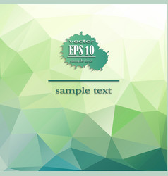 Fresh natural background banner Royalty Free Vector Image