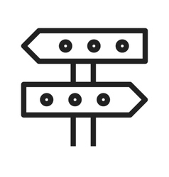 Lost directions Royalty Free Vector Image - VectorStock