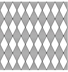 Rhombus seamless pattern simple geometric Vector Image