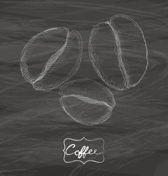 Chalk coffee Royalty Free Vector Image - VectorStock