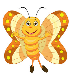 Cute bee cartoon Royalty Free Vector Image - VectorStock