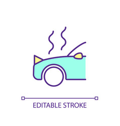 Isolated monochrome of car engine Royalty Free Vector Image