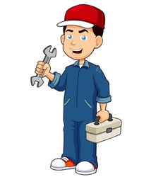 Serviceman Royalty Free Vector Image - VectorStock