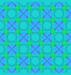 Squared blue seamless pattern Royalty Free Vector Image