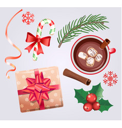 Big set isolated sweets Royalty Free Vector Image