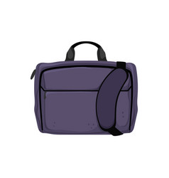 Zipper waist bag cartoon Royalty Free Vector Image