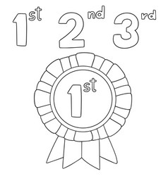 Set of number Royalty Free Vector Image - VectorStock