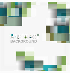 Abstract blocks template design background simple Vector Image