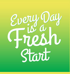 Bright sign good morning calligraphy lettering Vector Image