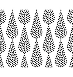 Seamless abstract retro drops pattern Royalty Free Vector