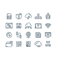 Internet and technology Royalty Free Vector Image