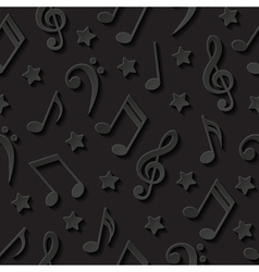 Seamless colorful music notes pattern Royalty Free Vector