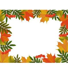 Autumn frame Royalty Free Vector Image - VectorStock