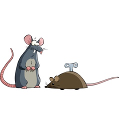 Two mouses Royalty Free Vector Image - VectorStock