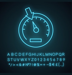 Glowing check engine light symbol that pops up Vector Image