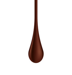 Realistic 3d detailed chocolate egg sweet symbol Vector Image