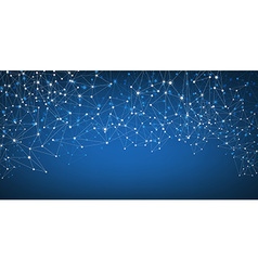 Blue social network background Royalty Free Vector Image