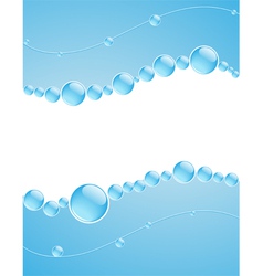 Water frame Royalty Free Vector Image - VectorStock