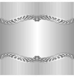 Silver background Royalty Free Vector Image - VectorStock