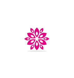 Flower diamond logo Royalty Free Vector Image - VectorStock