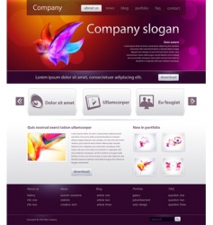 Web template Royalty Free Vector Image - VectorStock