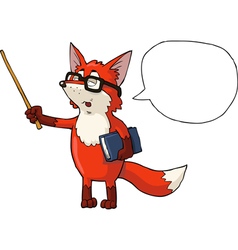 Cartoon teacher in classroom with marker Vector Image