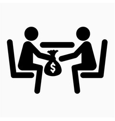 Bribery icon Royalty Free Vector Image - VectorStock