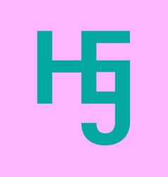 Initials logo hnn Royalty Free Vector Image - VectorStock