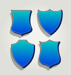 Blue award badge Royalty Free Vector Image - VectorStock