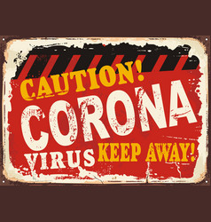 Coronavirus poster design with ways to protect Vector Image