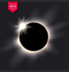 Solar and lunar eclipses Royalty Free Vector Image