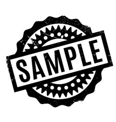 Sample rubber stamp Royalty Free Vector Image - VectorStock