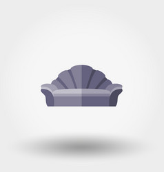 Leather sofa Royalty Free Vector Image - VectorStock