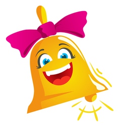 Funny bell Royalty Free Vector Image - VectorStock