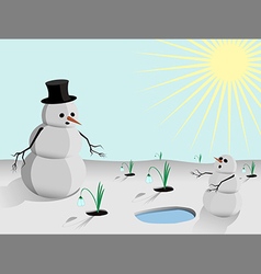 Horror in spring Royalty Free Vector Image - VectorStock