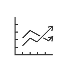 Arrows chart Royalty Free Vector Image - VectorStock