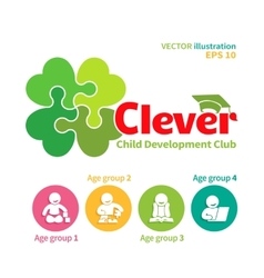 Baby development stages milestones first one year Vector Image