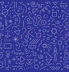 Abstract geometric seamless pattern Royalty Free Vector