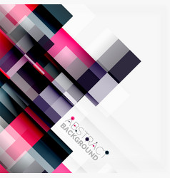 Abstract blocks template design background simple Vector Image