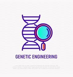 Genetic engineering Royalty Free Vector Image - VectorStock