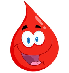 Blood Guy Smiling Around A Blank Sign Royalty Free Vector