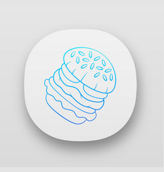 Object detection app app icon Royalty Free Vector Image