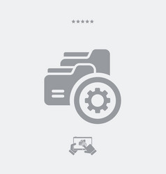 Work in progress icon Royalty Free Vector Image